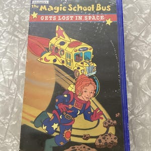 The Magic School Bus Gets Lost in Space VHS Scholastic Classic Vintage ...