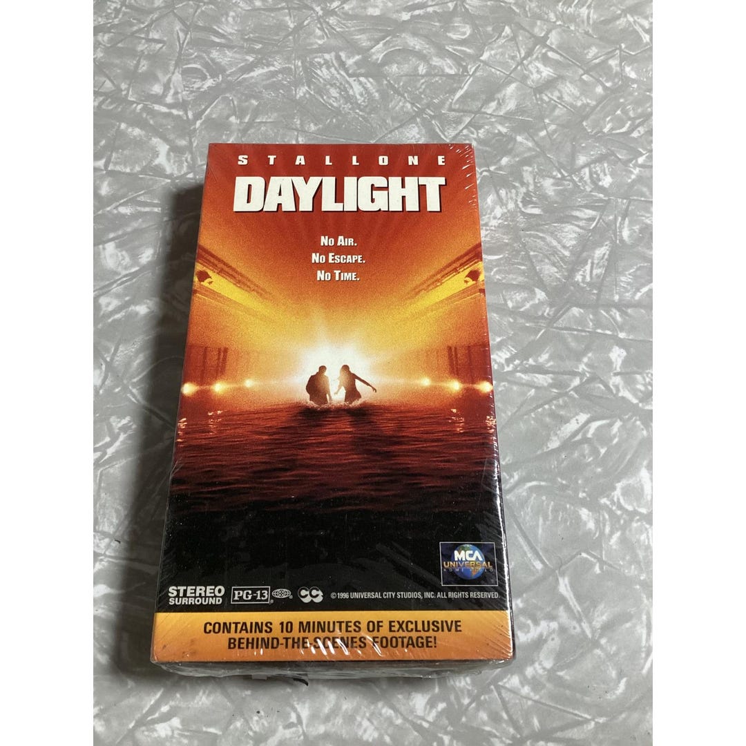 Daylight Sylvester Stallone VHS Movie Film PG13 Universal MCA - Etsy