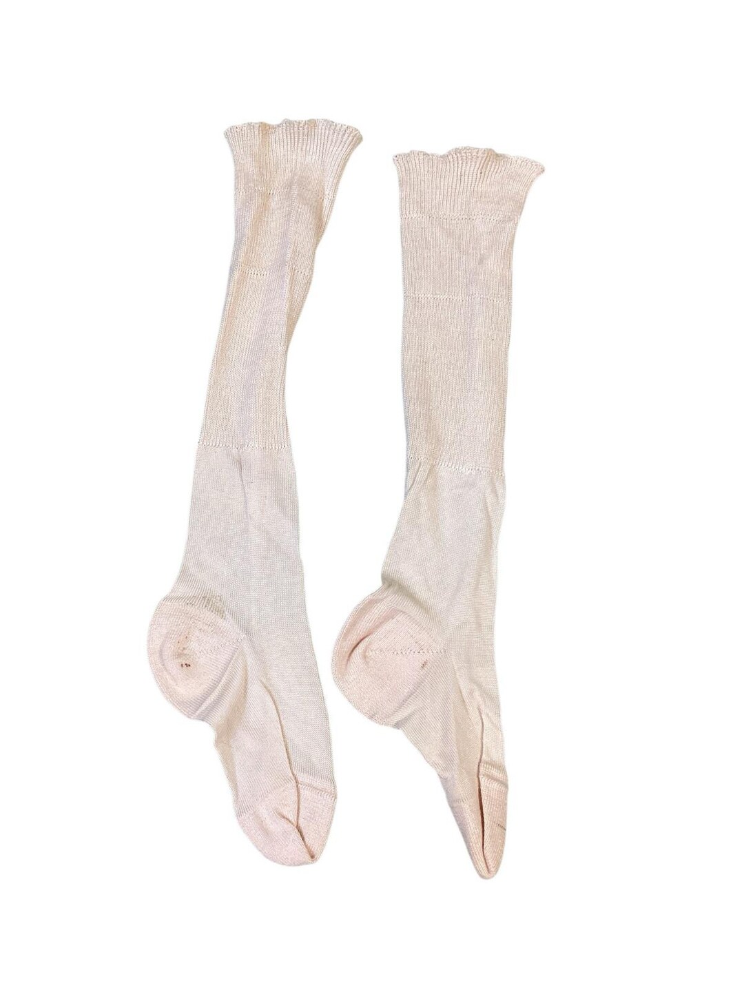 Antique Child Kids off White Socks Doll French German Victorian ...