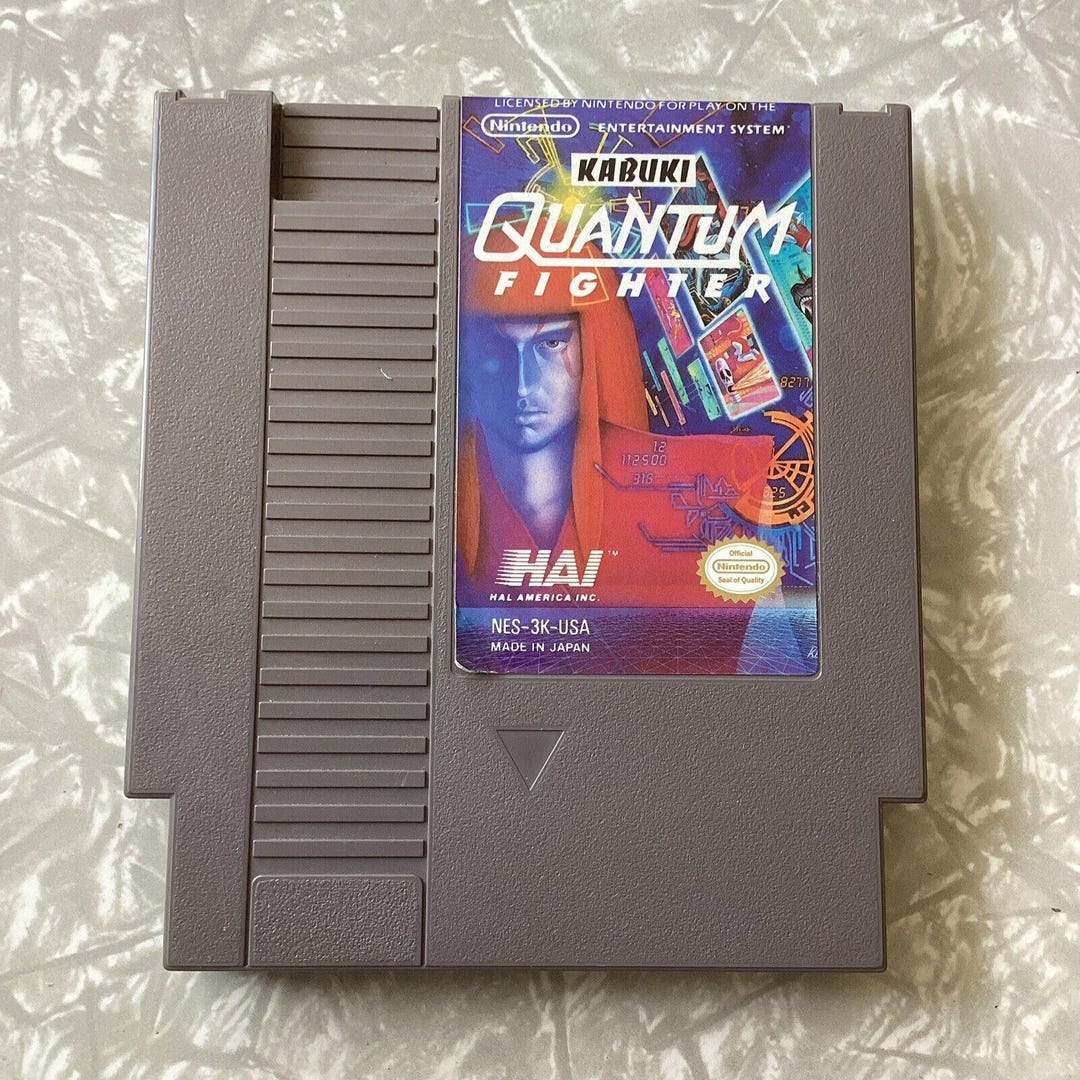 Kabuki Quantum Fighter - Nintendo NES Game 1985 Original Clean - Etsy