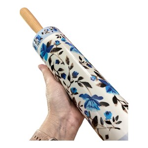 Anthropologie Petalpress Ceramic Rolling Pin Designed by 1canoe2 Retired Model Floral - Etsy