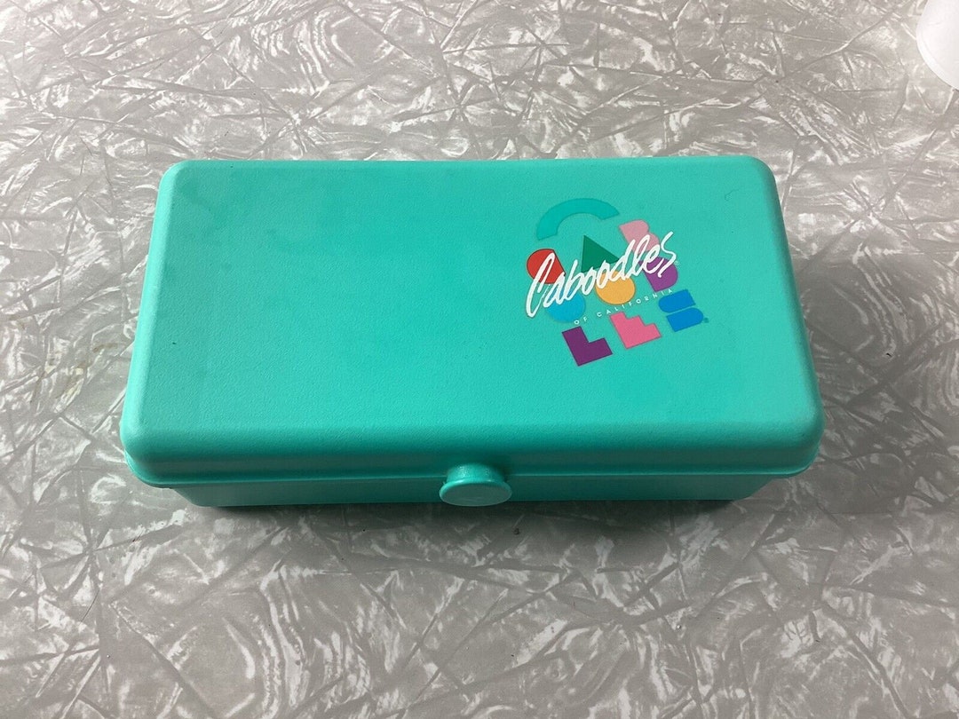 Vintage Caboodles Makeup Case Sea Foam Green Blue California 80’s 90’s ...