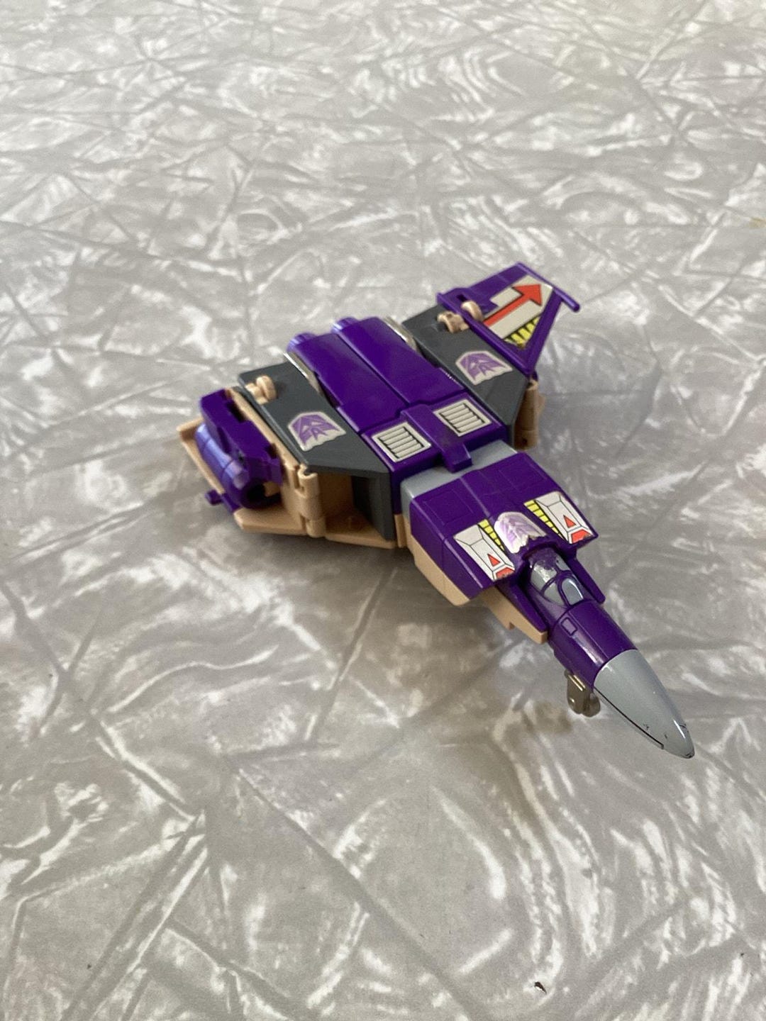 Vintage G1 Transformers Triple Changer Blitzwing Figure as is Damaged ...