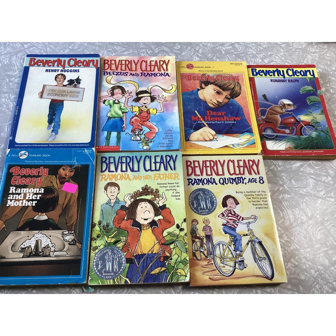 Beverly Cleary Childrens Book Collection Lot of 6 Ramona Beezus Henry ...