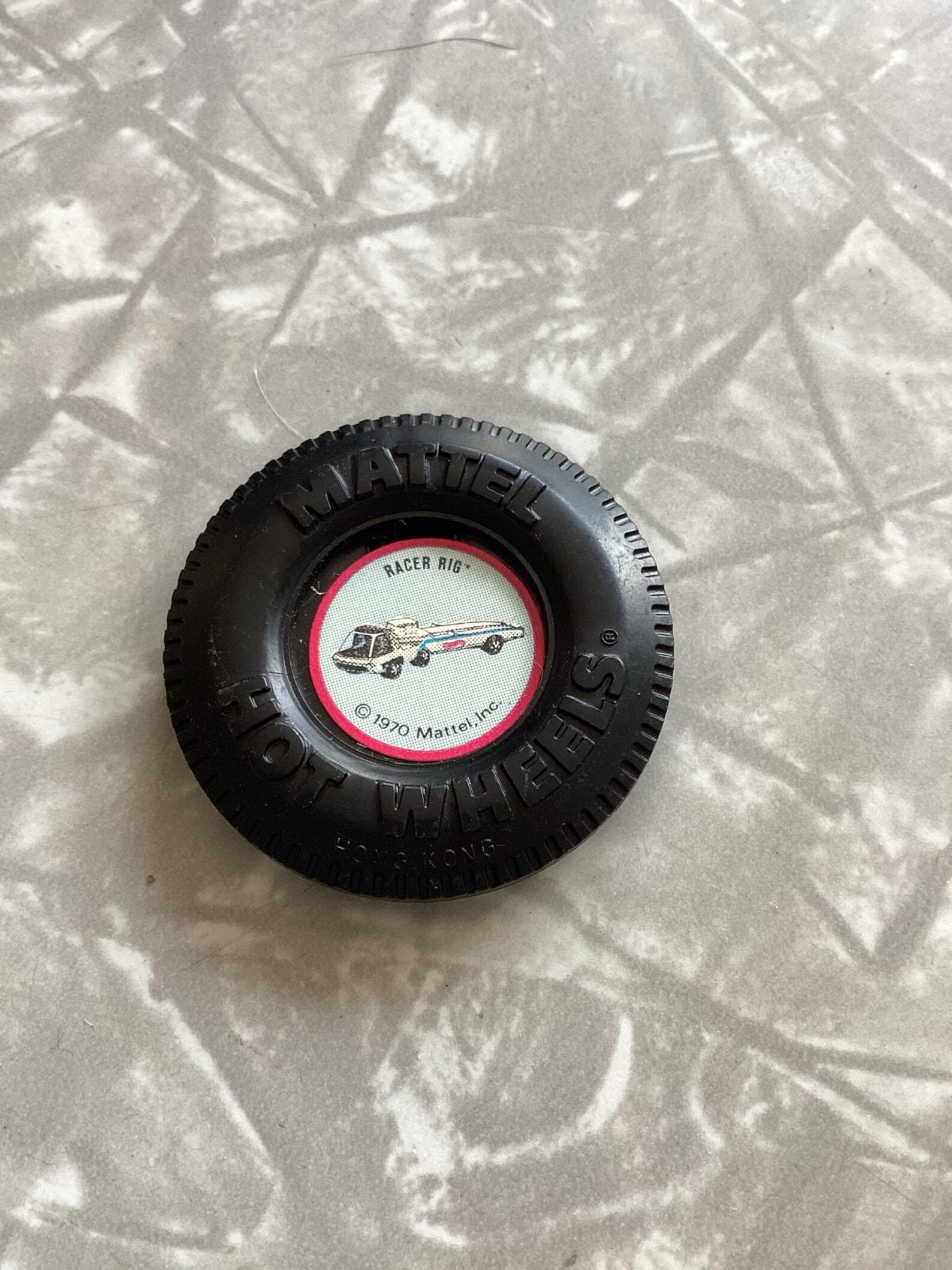Hot Wheels Redline 1970 Racer Rig Plastic Button W/tab - Rare Original ...