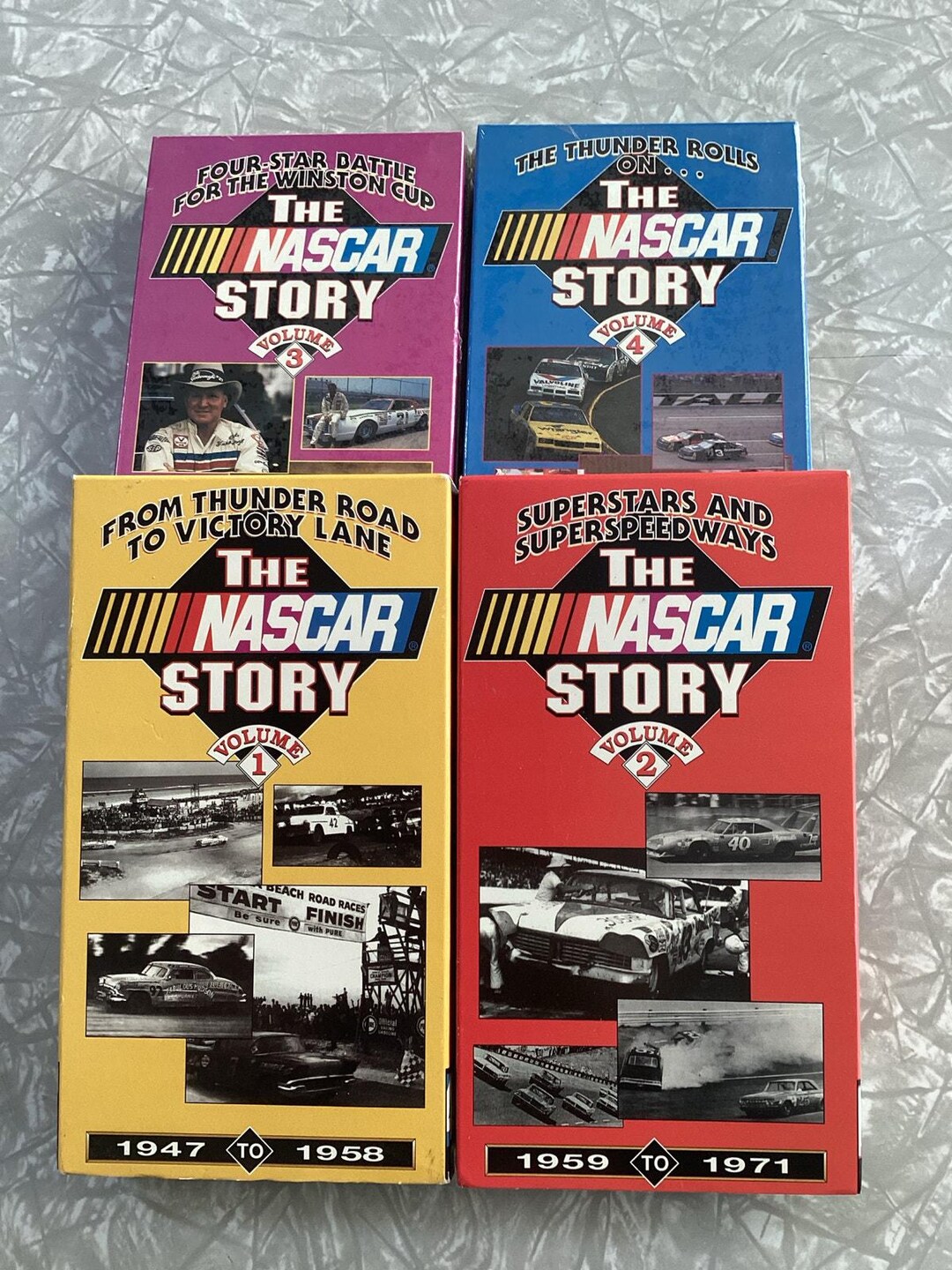 4 Tape Set the NASCAR Story VHS 2 Still Sealed - Etsy