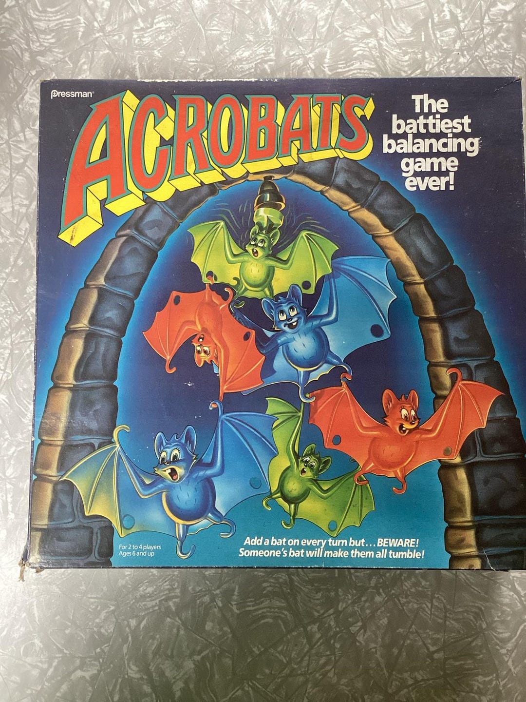 Pressman Classic Acrobats Batty Balancing Game FULLY COMPLETE 1989 - Etsy