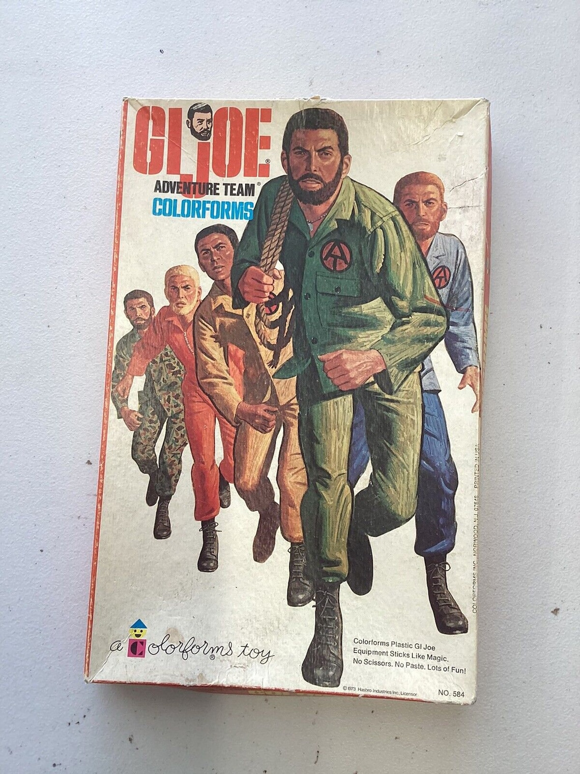 1973 GI Joe Vintage Adventure Team Colorforms Incomplete - Etsy