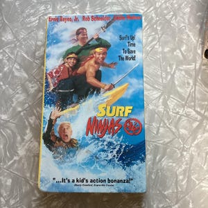 Surf Ninjas VHS 1993 Sealed New Line Rob Schneider Leslie Nielsen Kids Comedy - Etsy