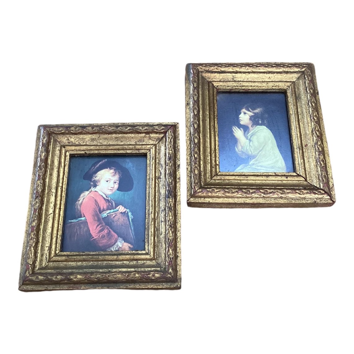 Vintage Framed Italy Infant Samuel Young Scholar Francois-hubert Artist ...