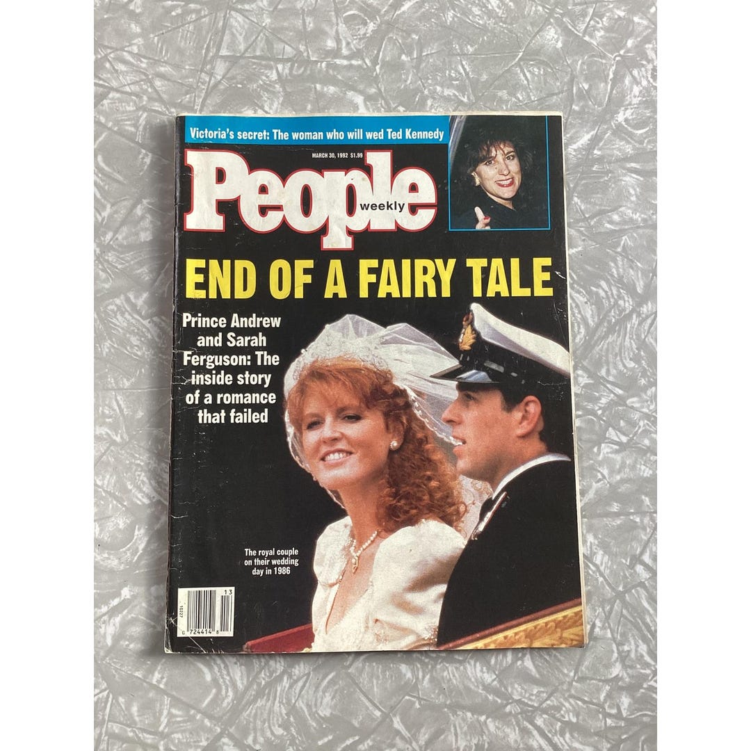 People Weekly Magazine March 30 1992 Prince Andrew Sarah Ferguson Cover ...