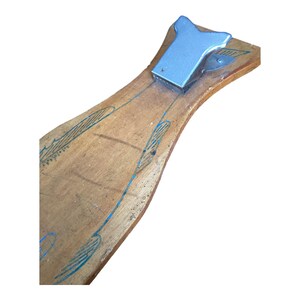 Vintage Wood Fish Fillet Scaling Board With Clamp Cabin Wall Decor ...