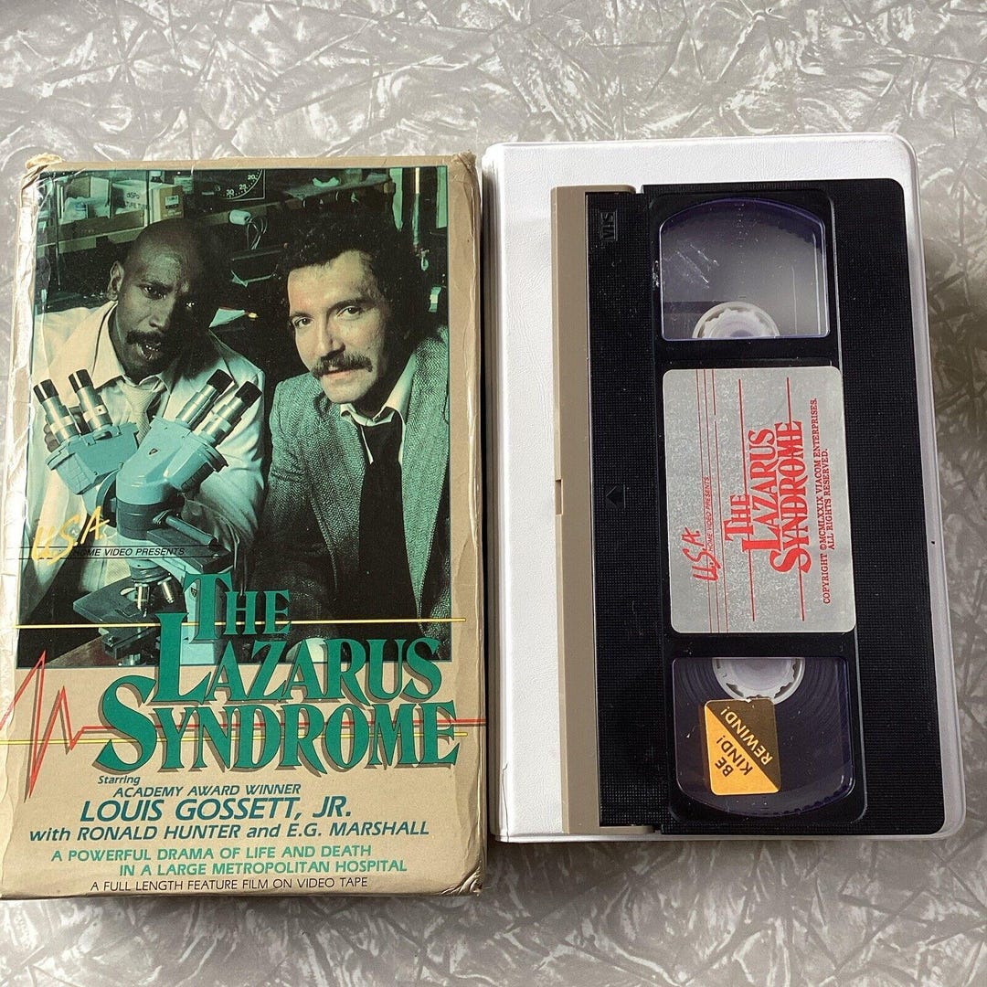 The Lazarus Syndrome (VHS 1979) Big Box Complete! - Etsy