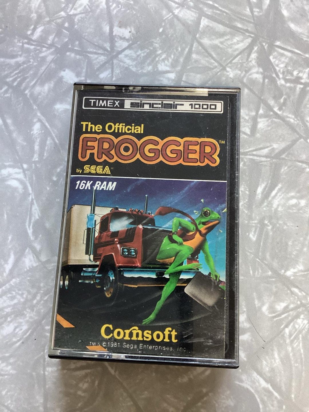 1981 FROGGER Cassette Game Timex Sinclair 1000 Cornsoft & Instructions ...