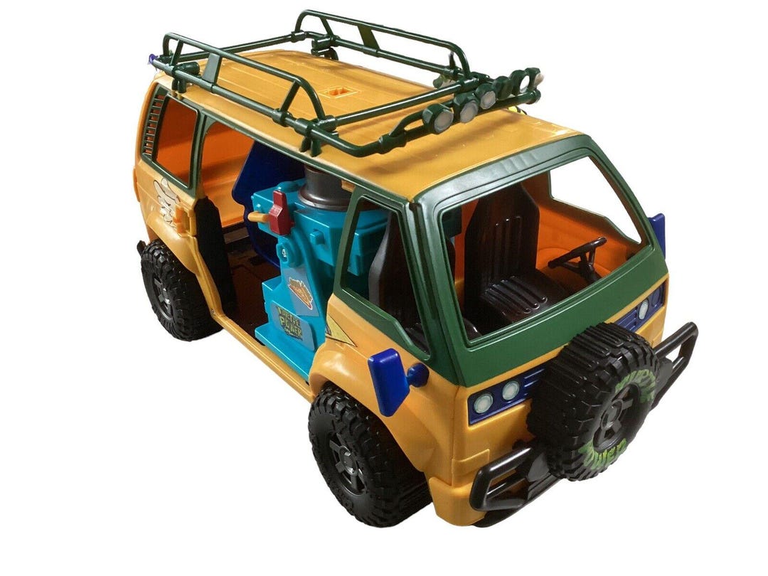 Teenage Mutant Ninja Turtles Mutant Mayhem Pizza Fire Delivery Van ...