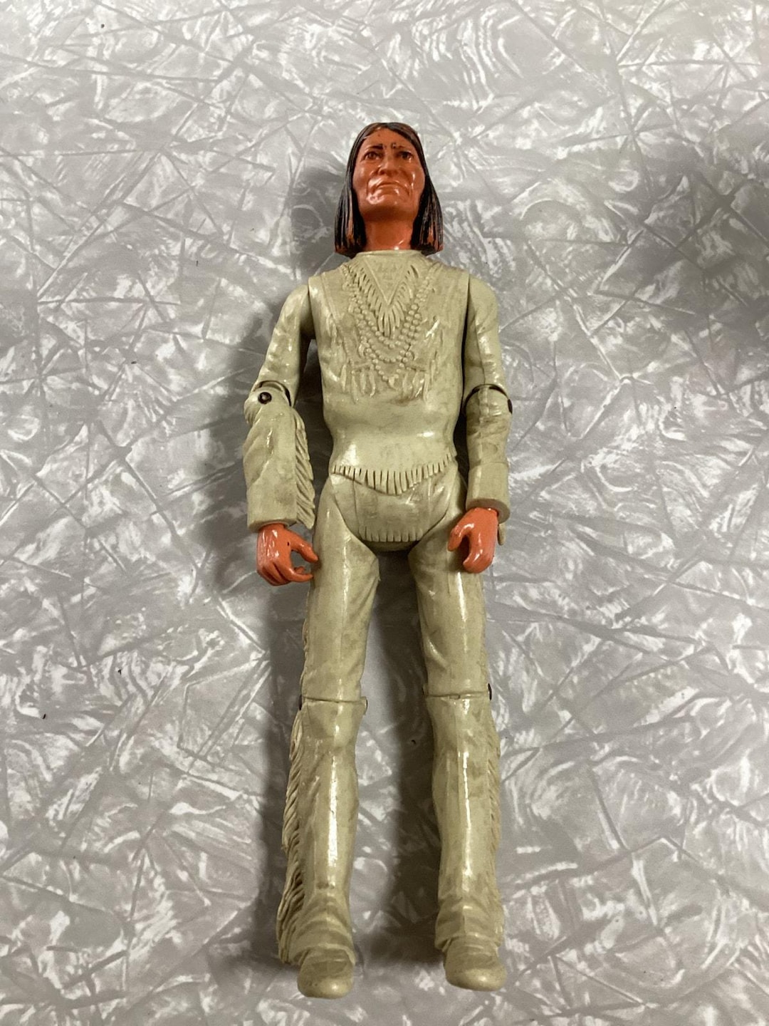1960's 12 Inch Vintage Marx Johnny West Geronimo Jointed Action Figure ...