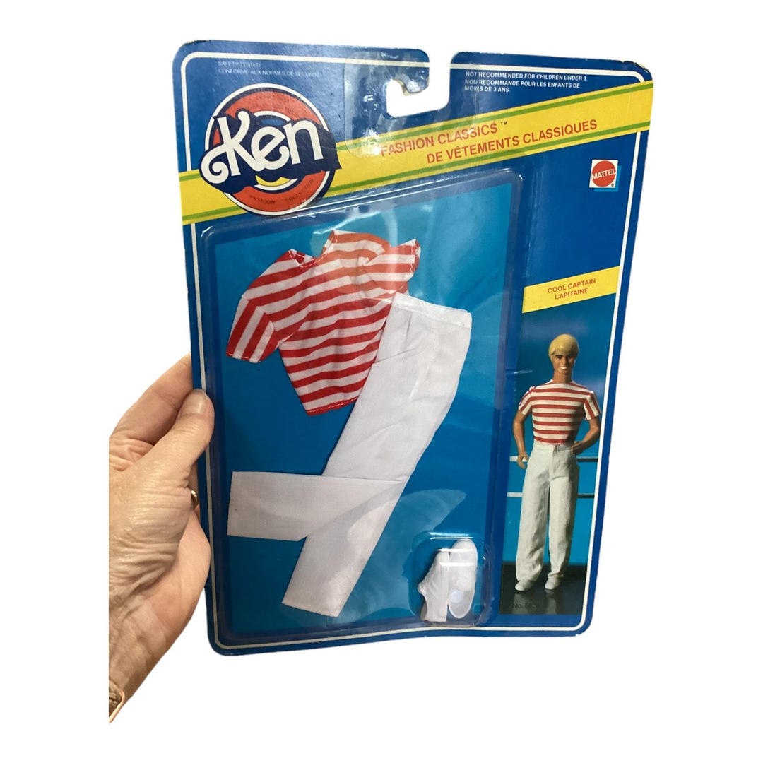 Vintage Mattel Ken Doll Outfit NIP NOS 1982 Cool Captain - Etsy