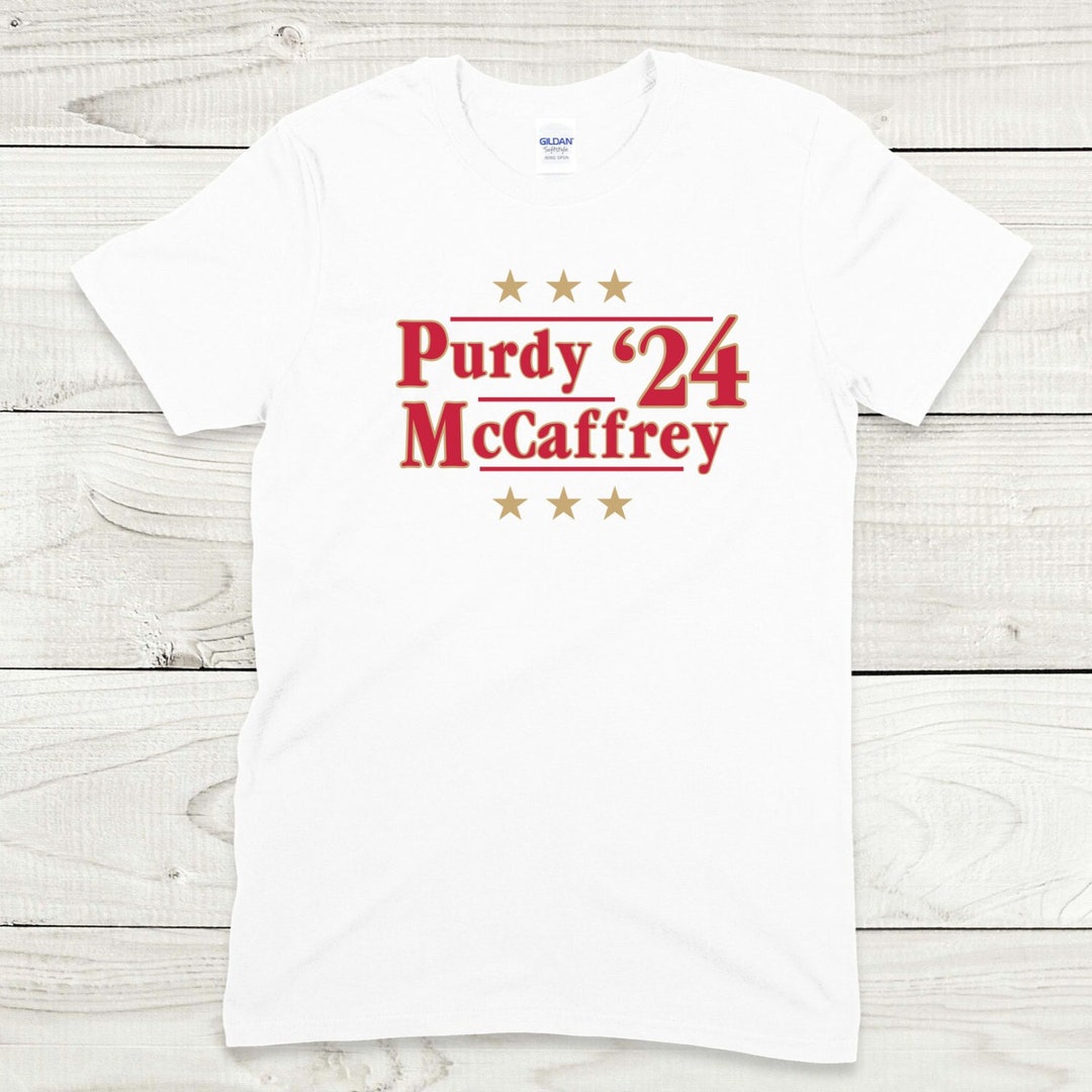 San Francisco Football Shirt, Brock Purdy, Christian Mccafrey, Parody ...