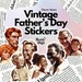 Classic Vintage Father and Child Sticker Set for Your Notebook, Journal ...