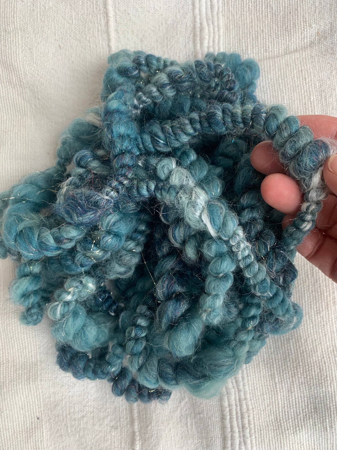 Handspun Coiled Art Yarn - Etsy
