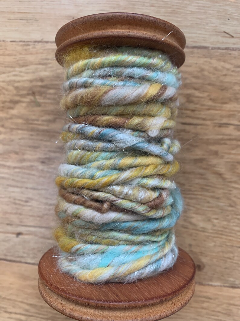 Handspun Coiled Art Yarn - Etsy