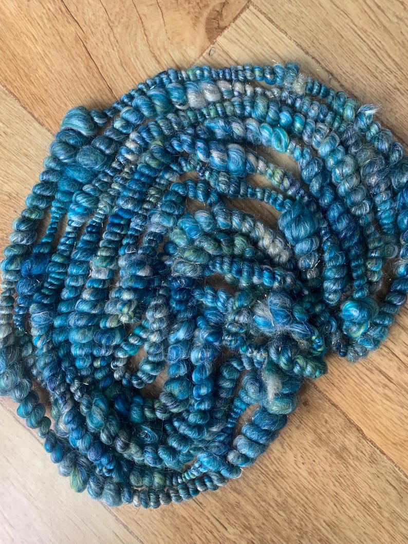 Handspun Coiled Art Yarn - Etsy