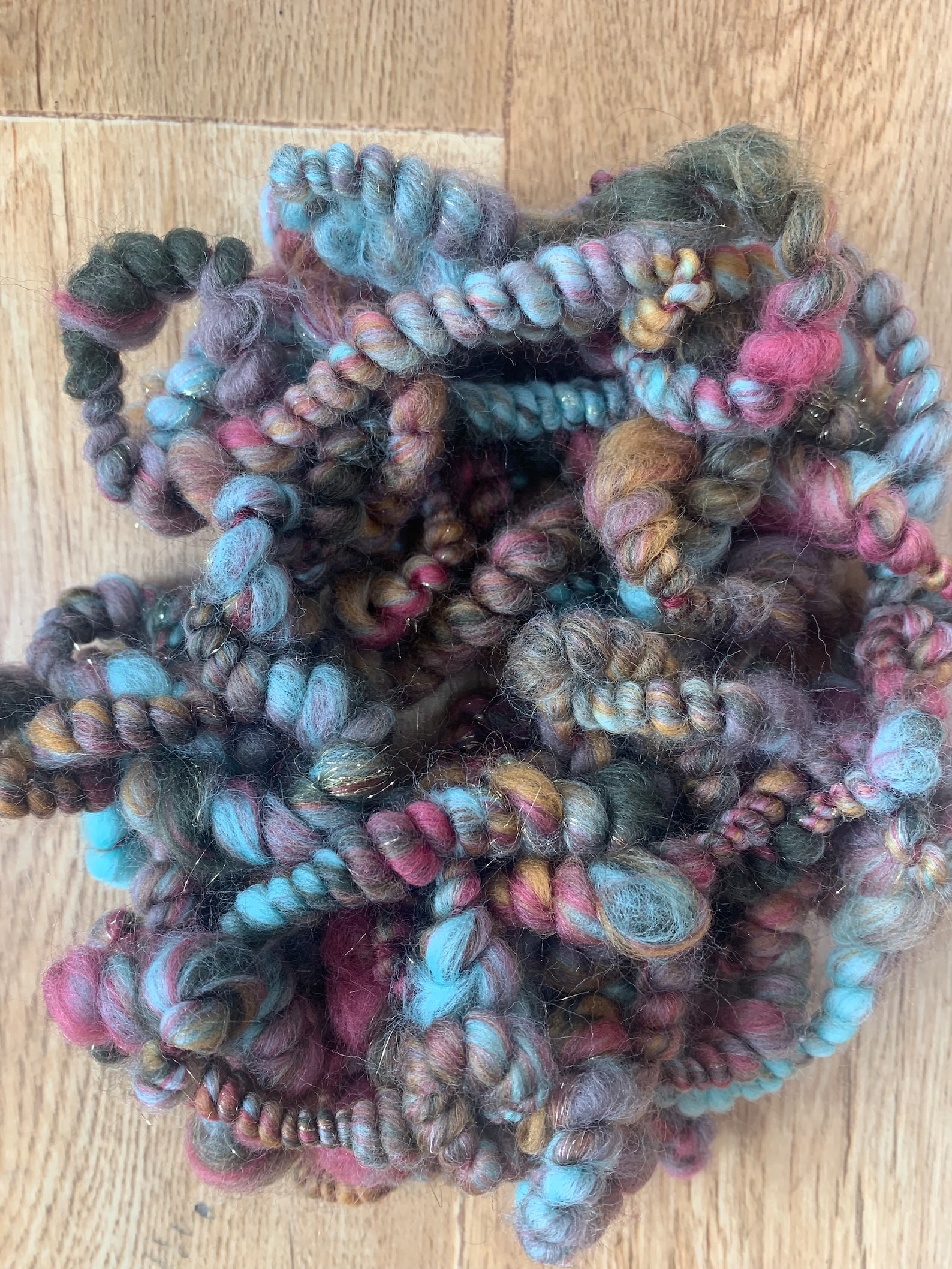 Handspun Coiled Art Yarn - Etsy
