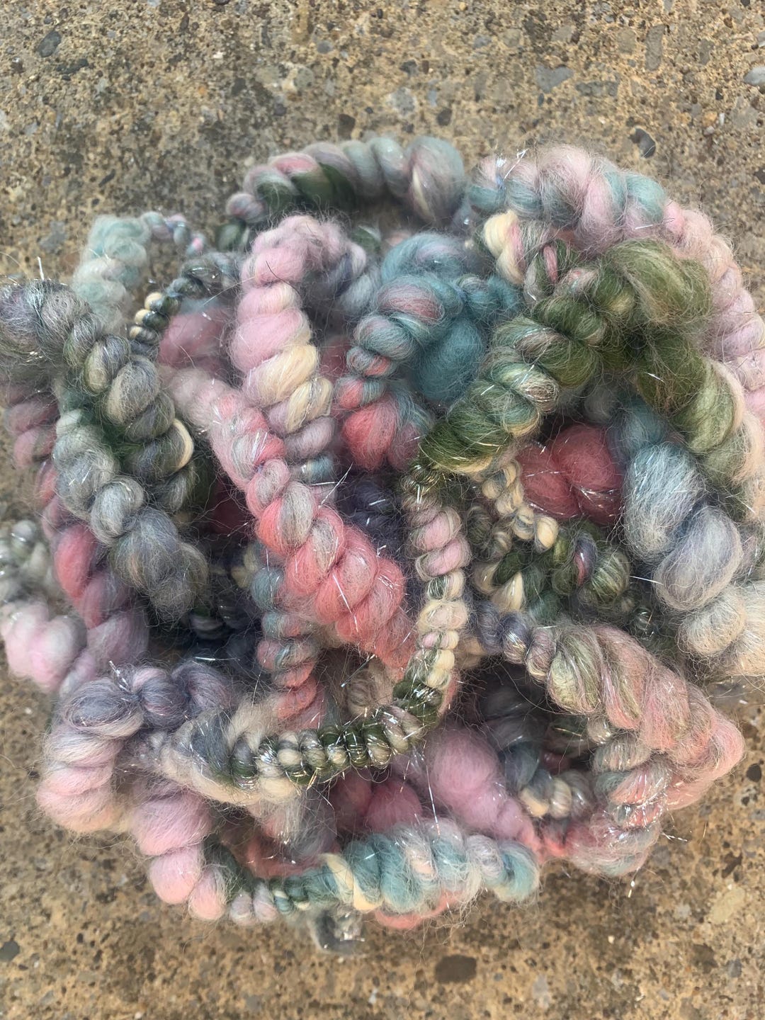 Handspun Coiled Art Yarn - Etsy