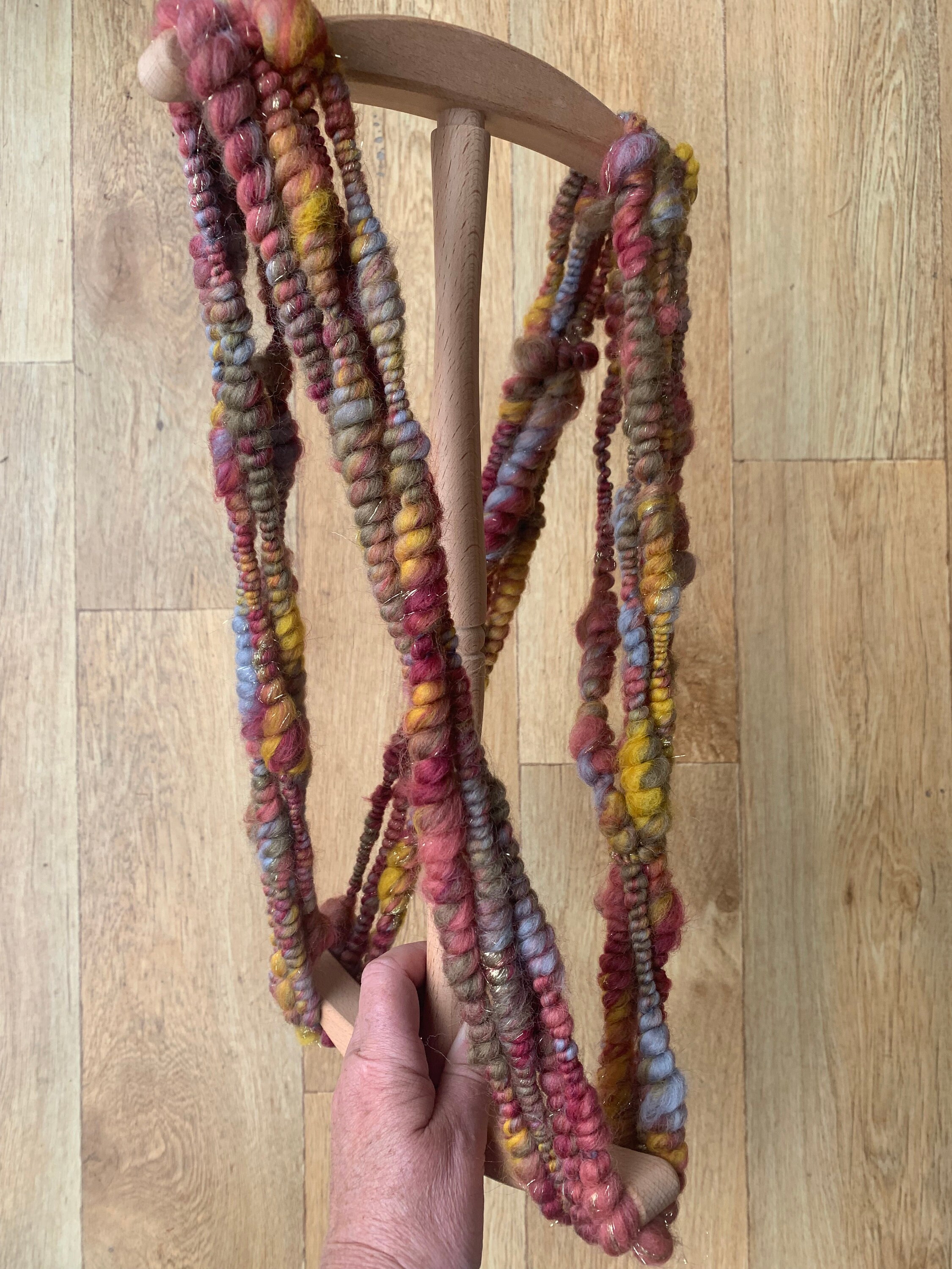 Handspun Coiled Art Yarn - Etsy