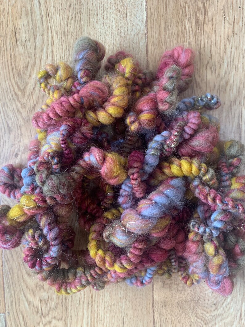 Handspun Coiled Art Yarn - Etsy