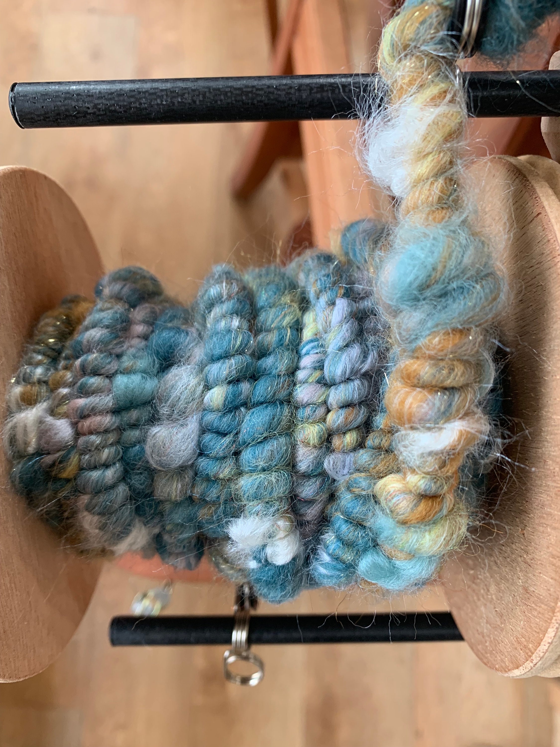 Handspun Coiled Art Yarn - Etsy