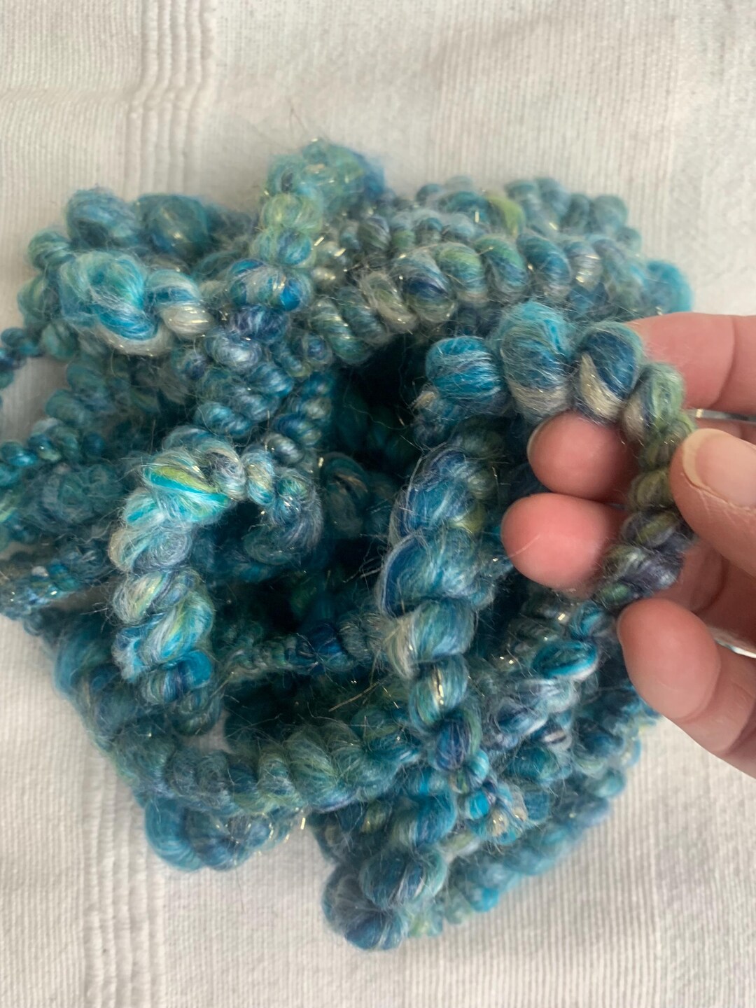 Handspun Coiled Art Yarn - Etsy