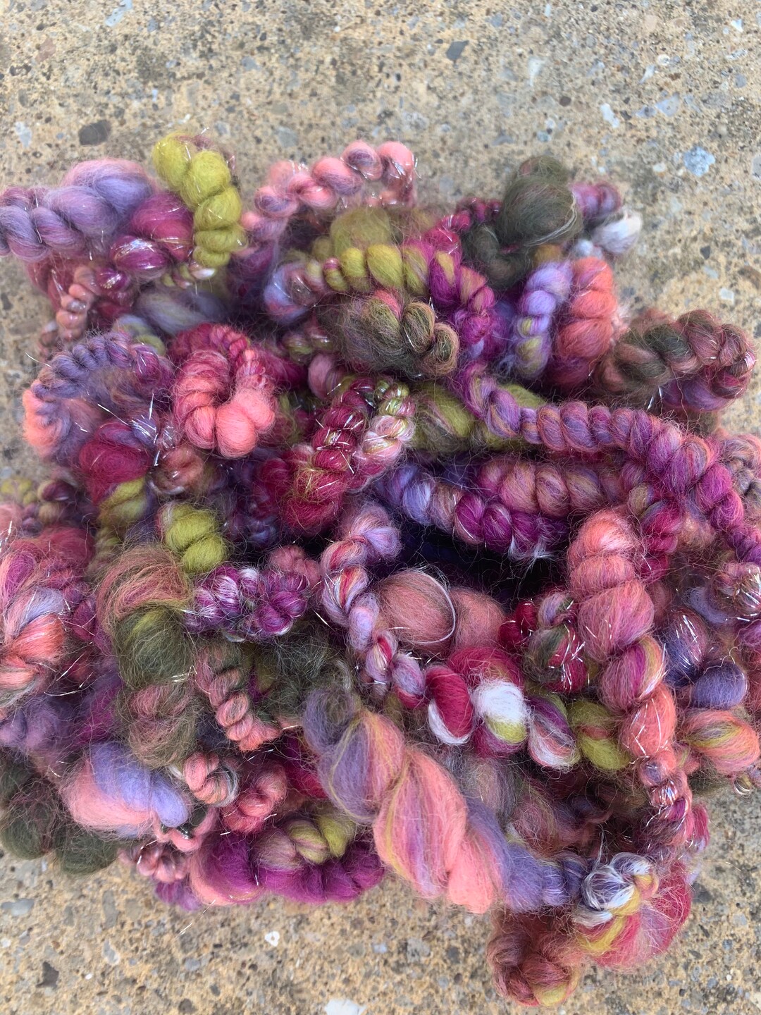 Handspun Coiled Art Yarn - Etsy