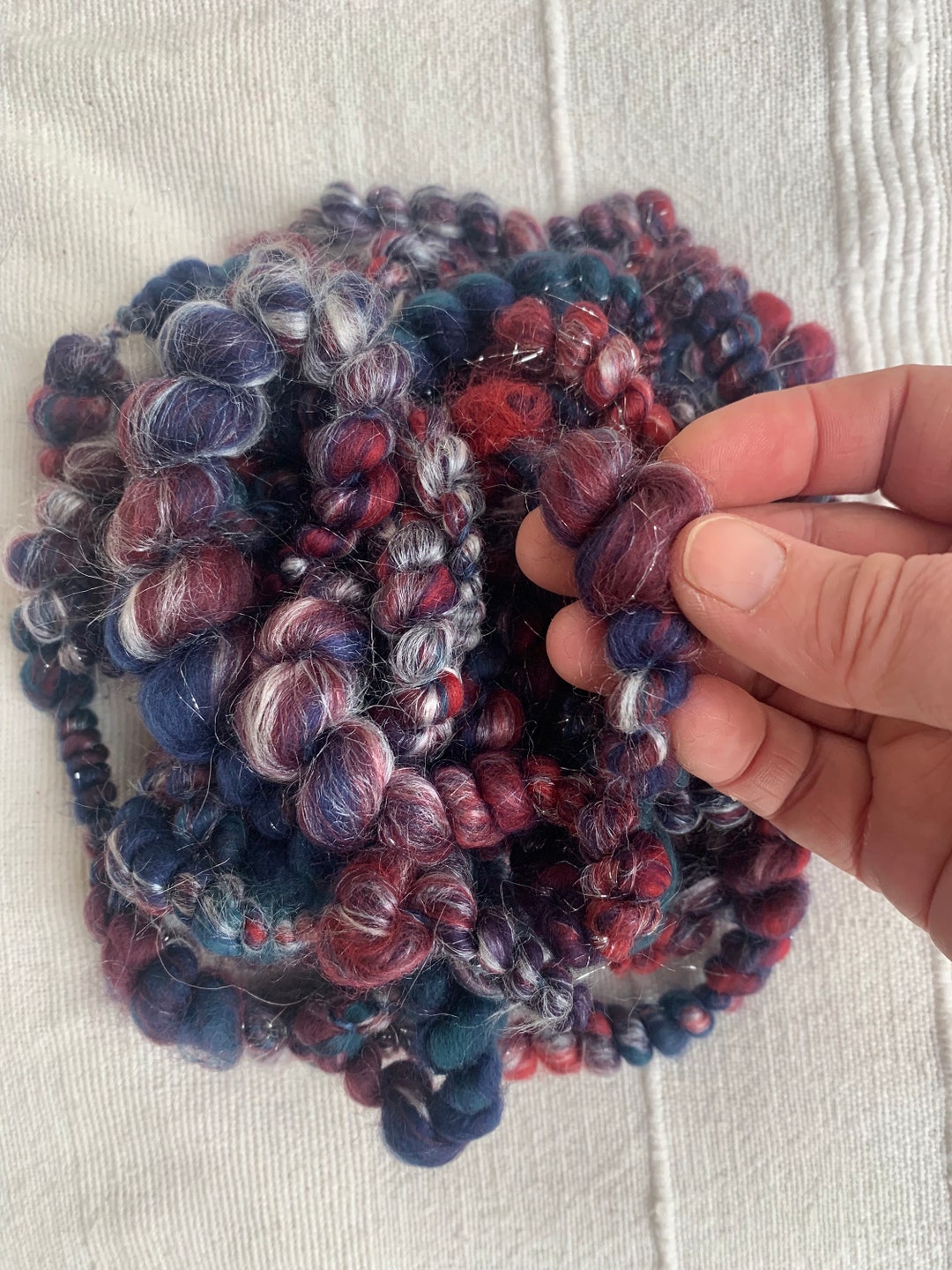 Handspun Coiled Art Yarn - Etsy
