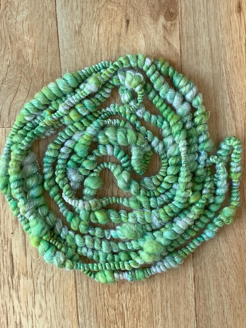 Handspun Coiled Art Yarn - Etsy