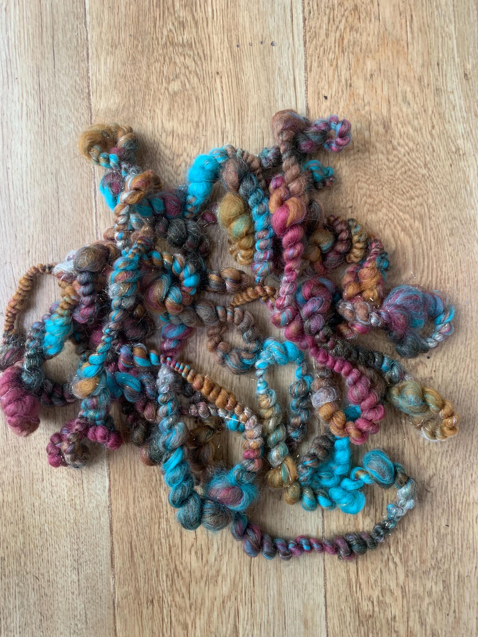 Handspun Coiled Art Yarn - Etsy