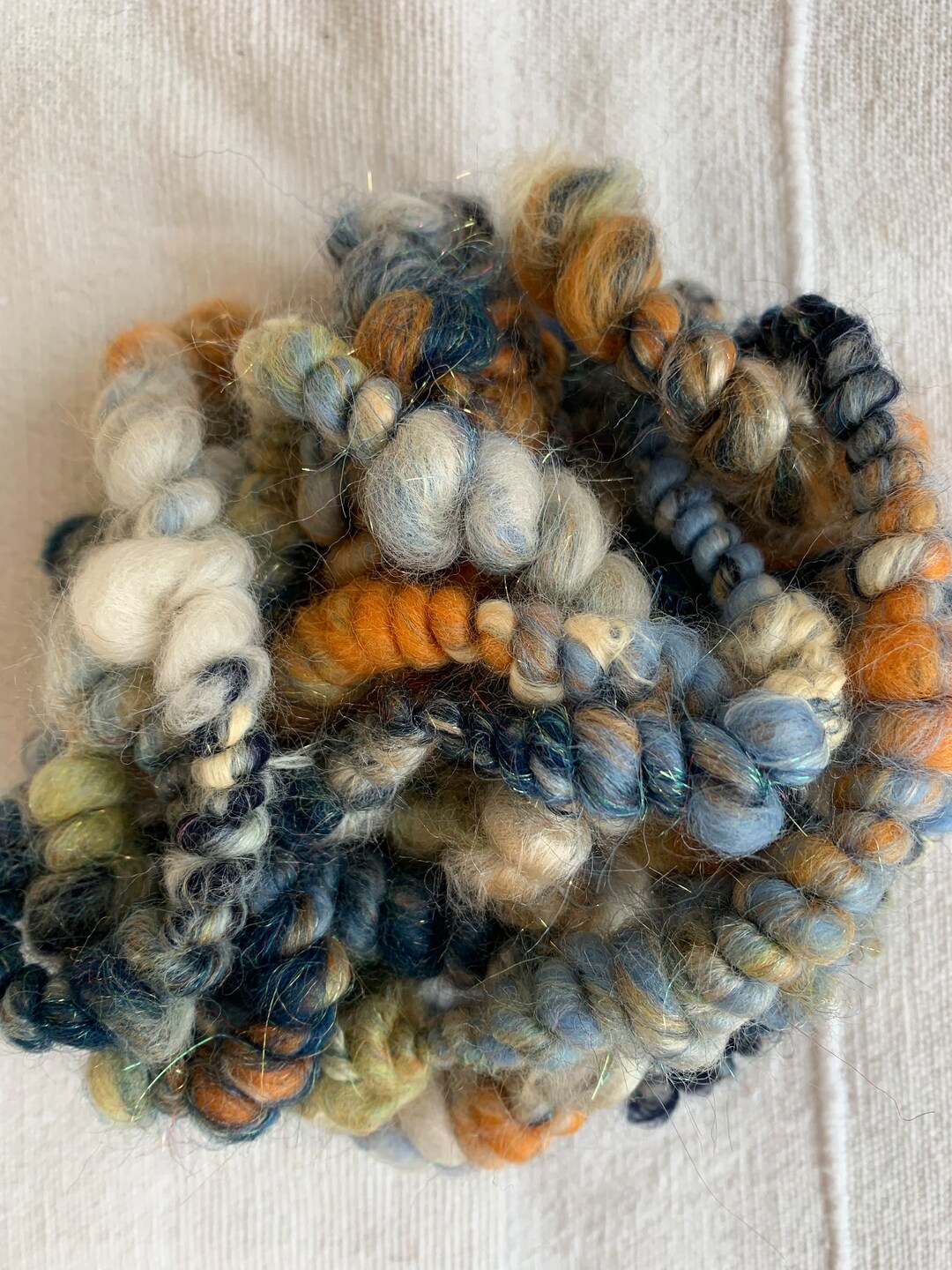 Handspun Coiled Art Yarn - Etsy