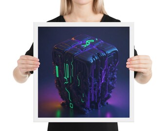 Rubik Cube Printable Rubik Cube Print Colorful Wall Art Download ...