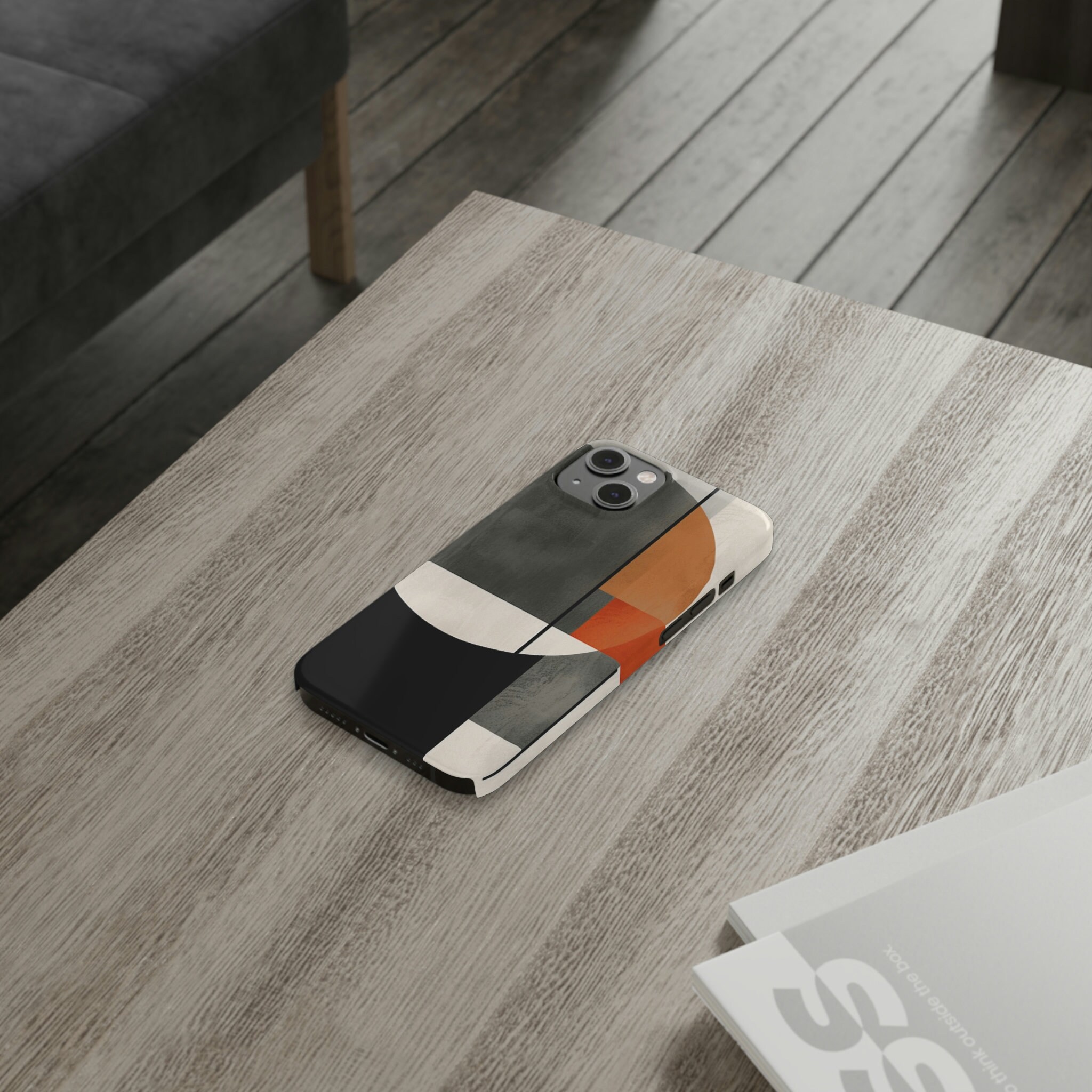 Mid Century Modern Retro Abstract Design Slim Phone Cases, Case-mate ...