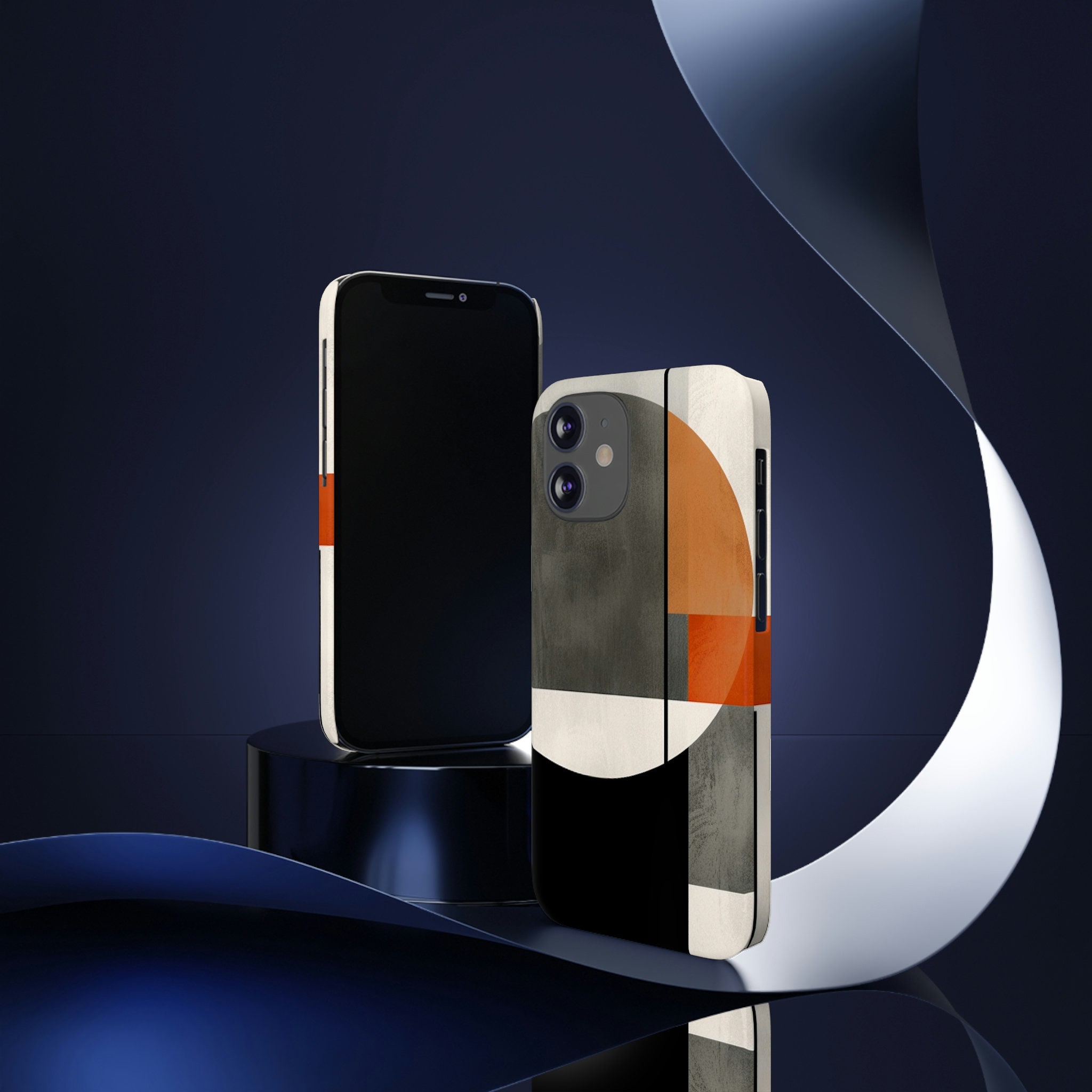 Mid Century Modern Retro Abstract Design Slim Phone Cases, Case-mate ...