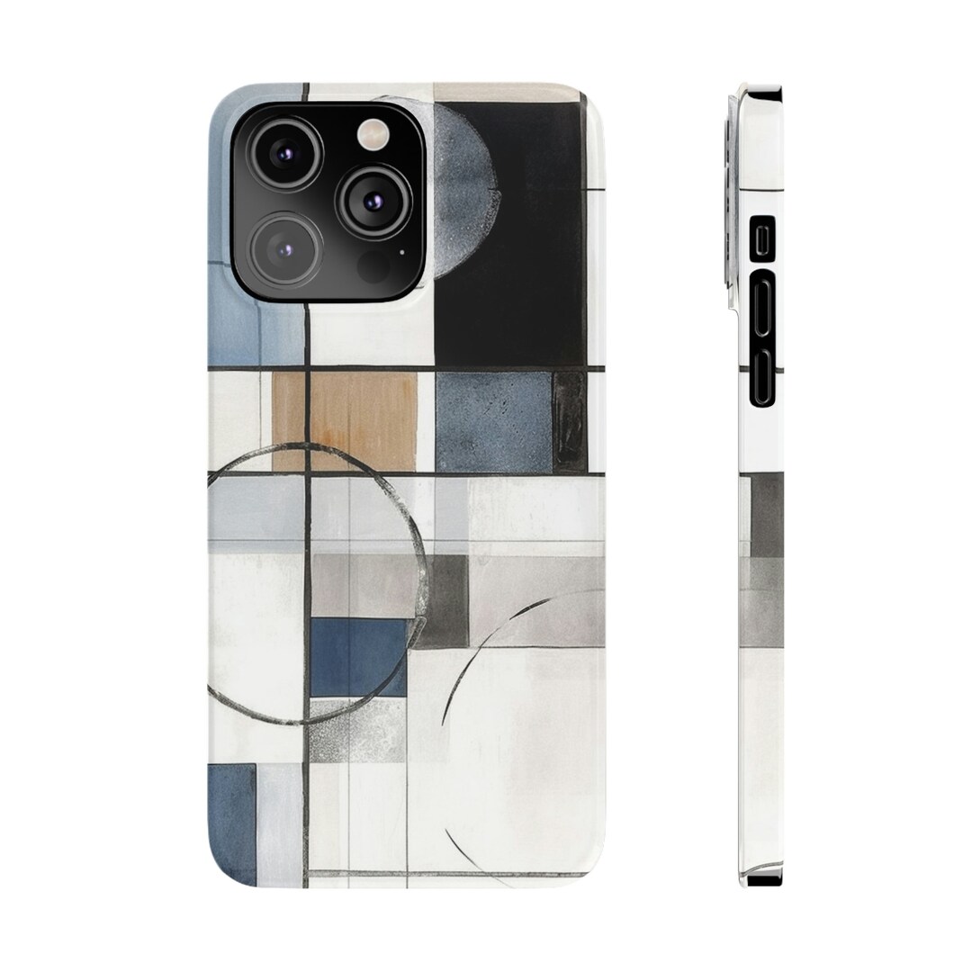Mid Century Modern Retro Abstract Design Slim Phone Cases, Case-mate ...