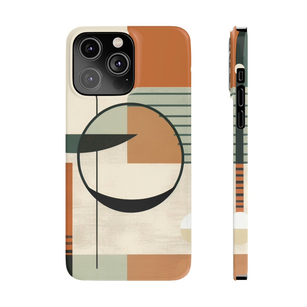 Mid Century Modern Retro Abstract Design Slim Phone Cases, Case-mate ...
