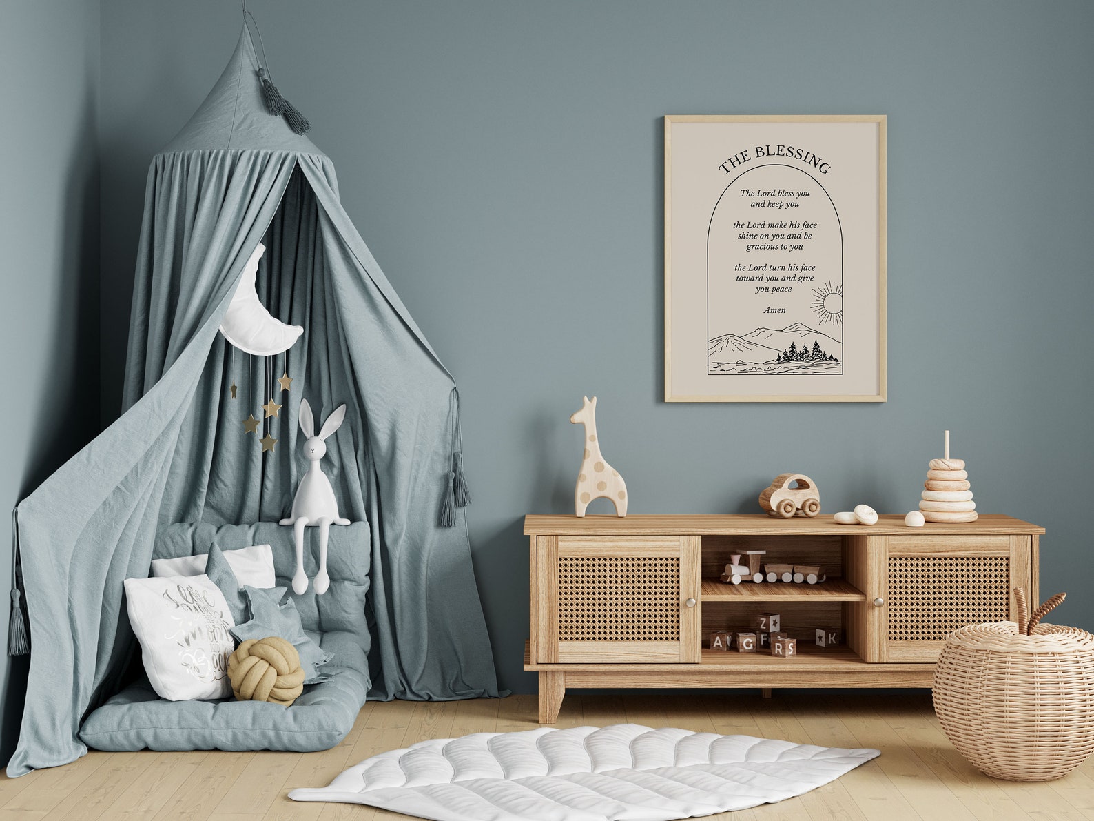 The Blessing Wall Art, the Blessing Print, Numbers 6:24-26 Print, the ...