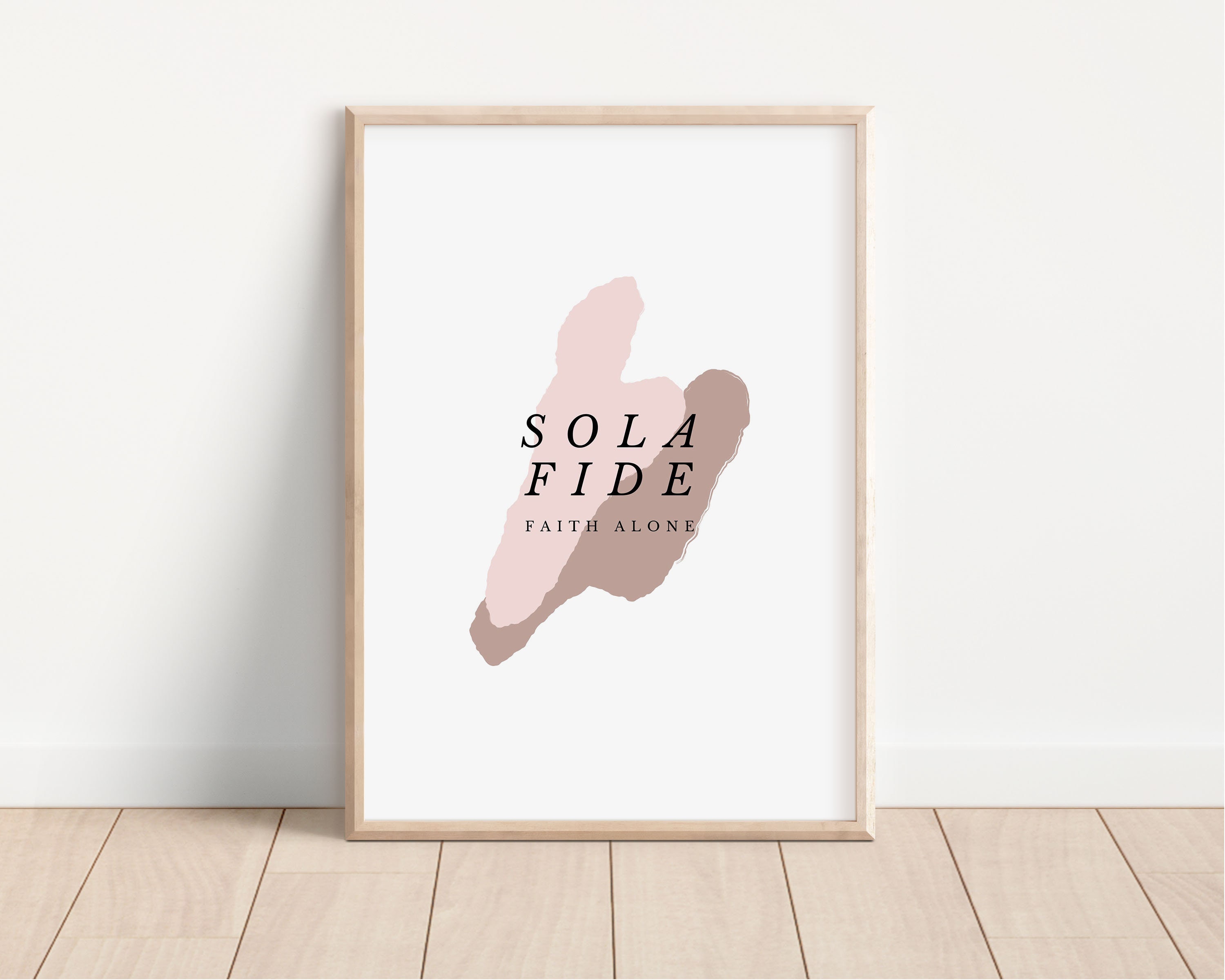5 Solas, 5 Solas of the Reformation, Set of 5 Solas Wall Art, Christian ...