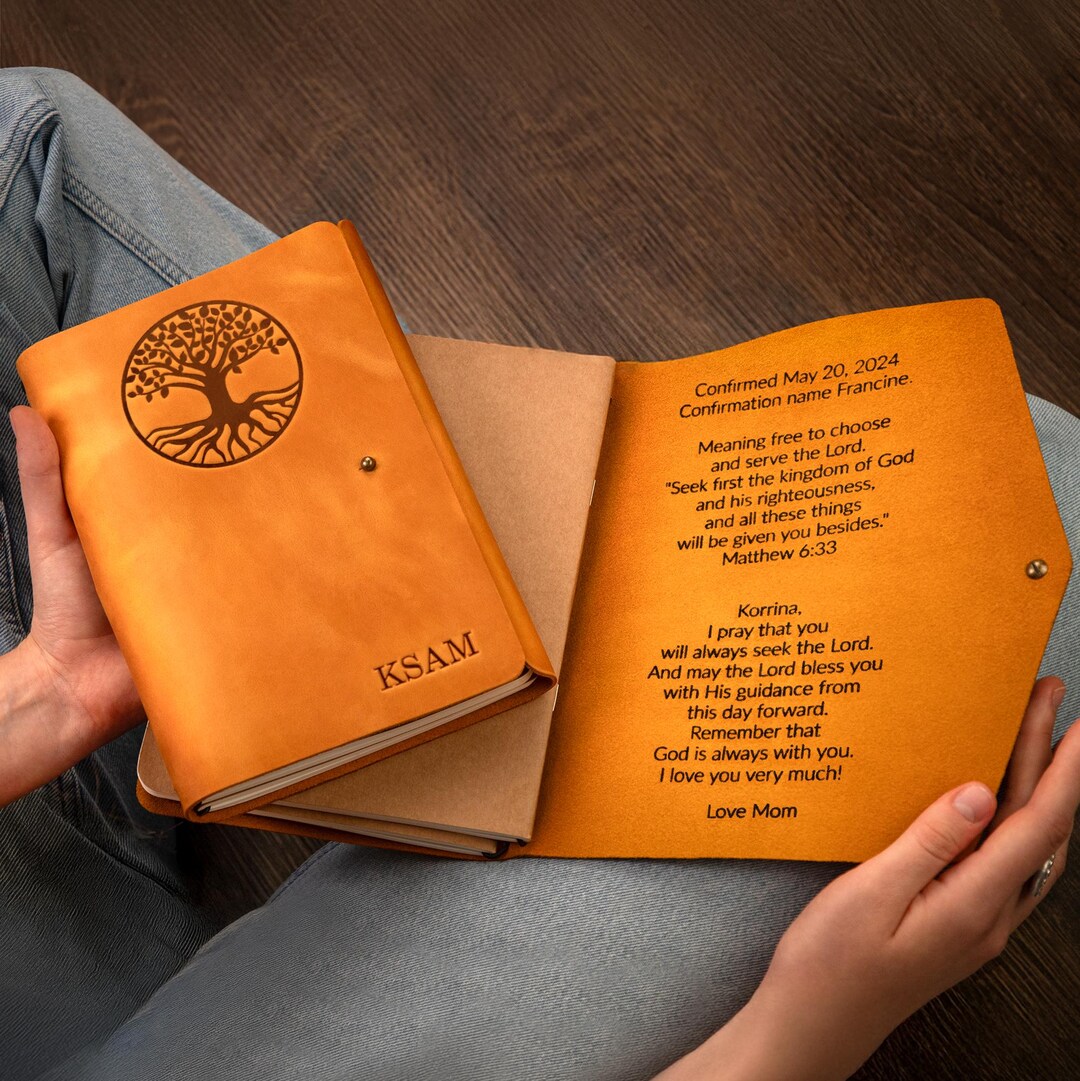 Confirmation Gift for God Daughter, Daily Prayer Journal With Cross ...
