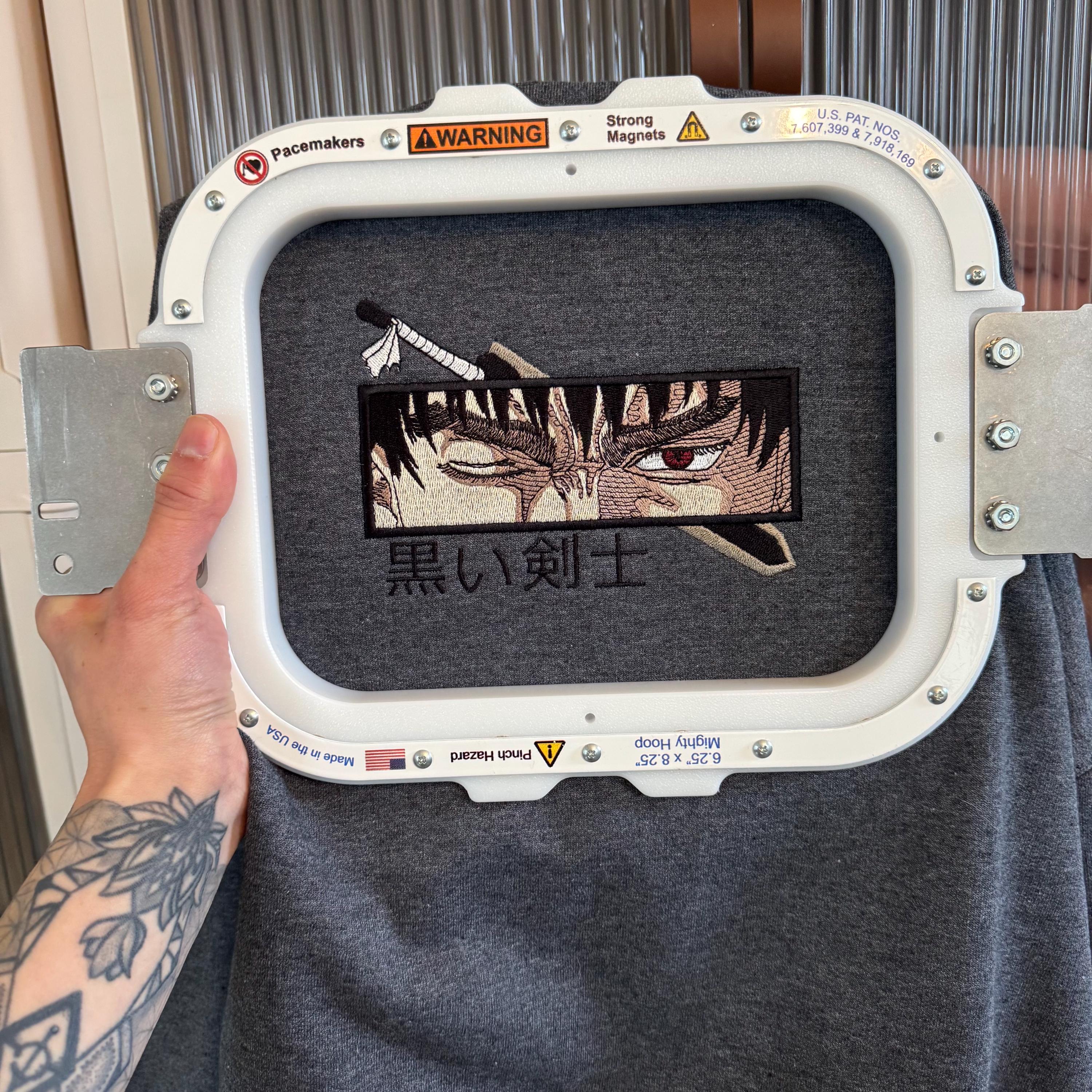 Berserk Guts Embroidered Anime Sweater: Unisex Manga Gift (MTO) - Etsy