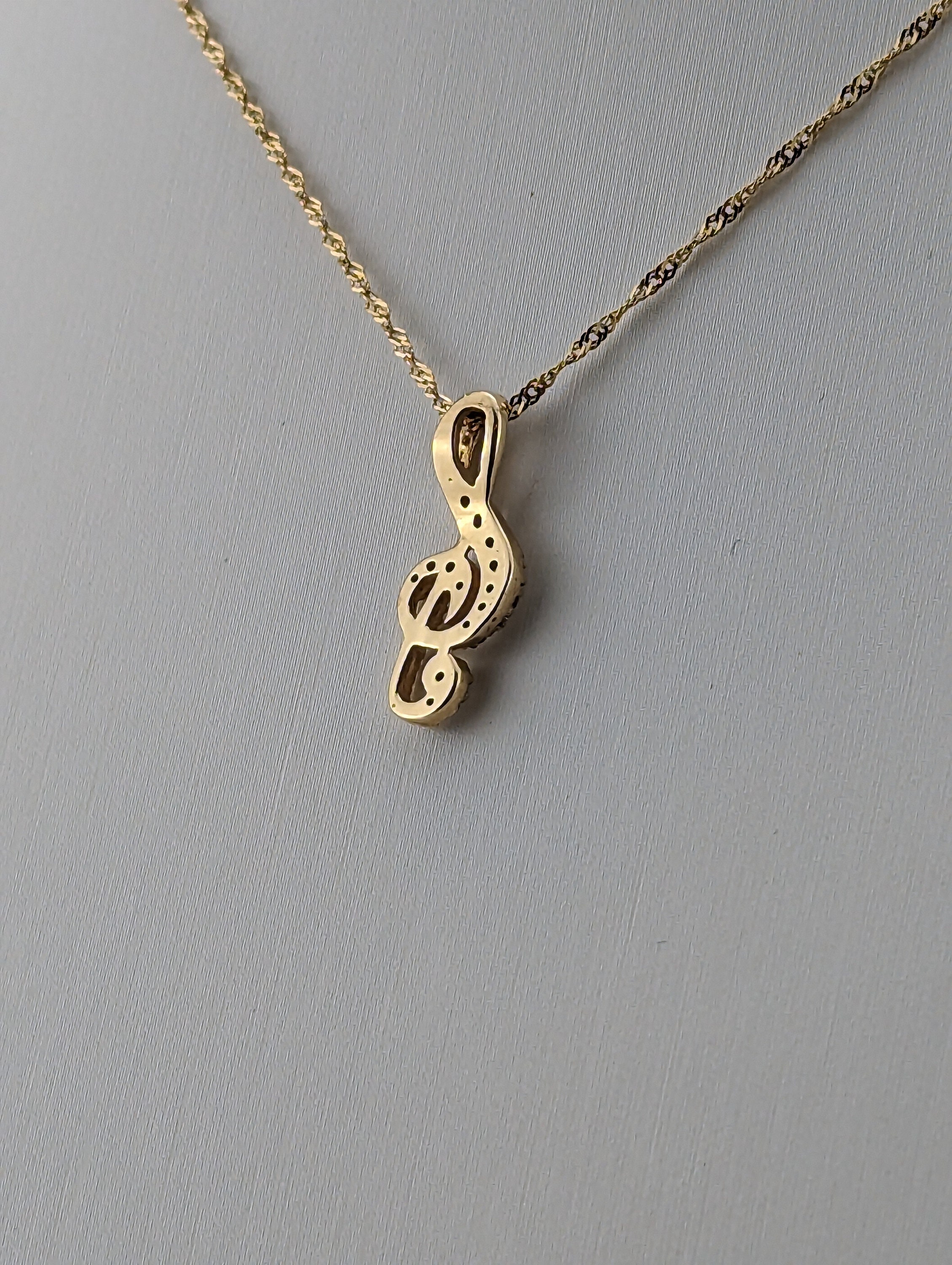 Made to Order in Canada 14k Solid Gold SOL KEY Pendant With 18 Genuine ...