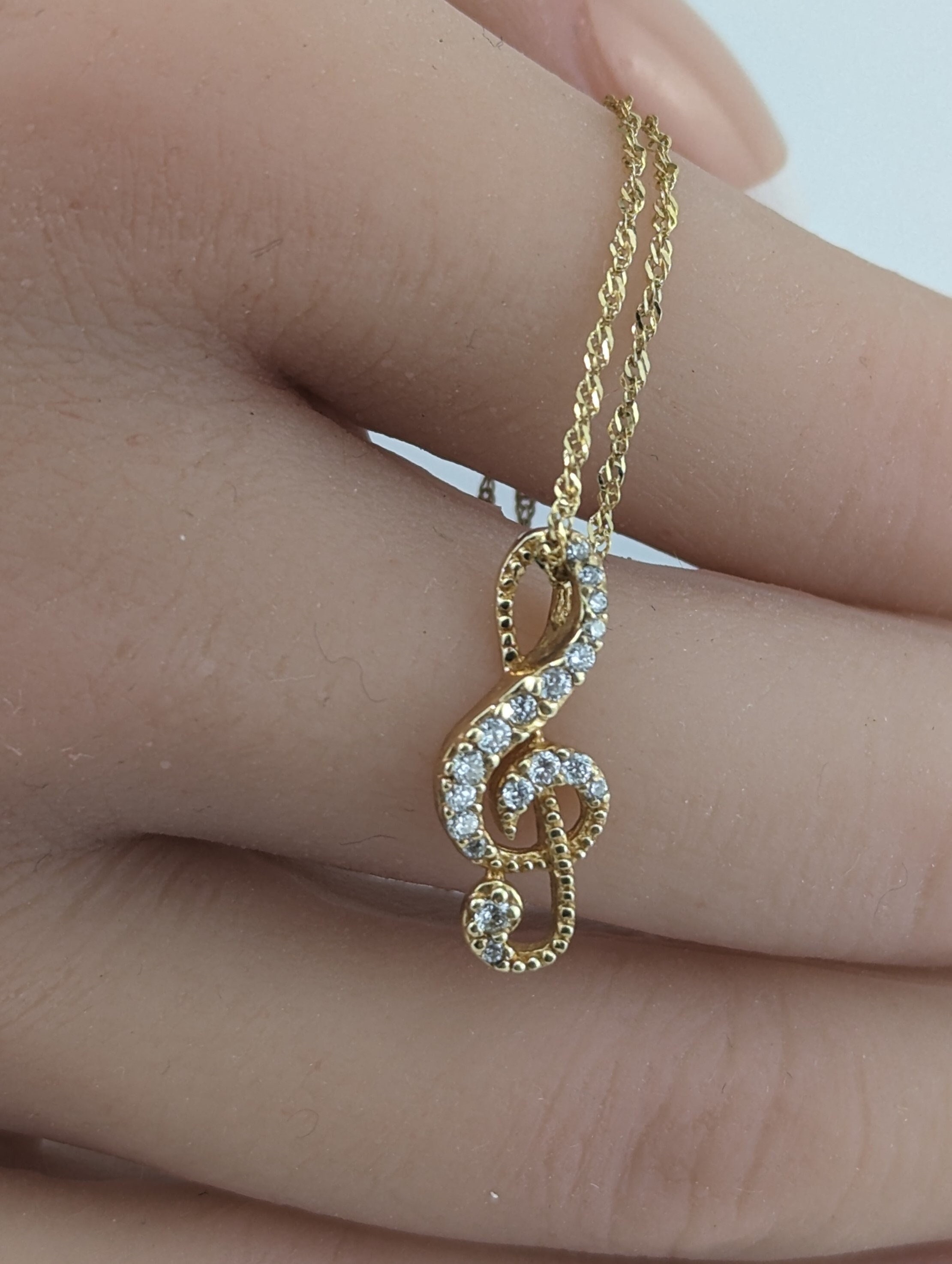 Made to Order in Canada 14k Solid Gold SOL KEY Pendant With 18 Genuine ...