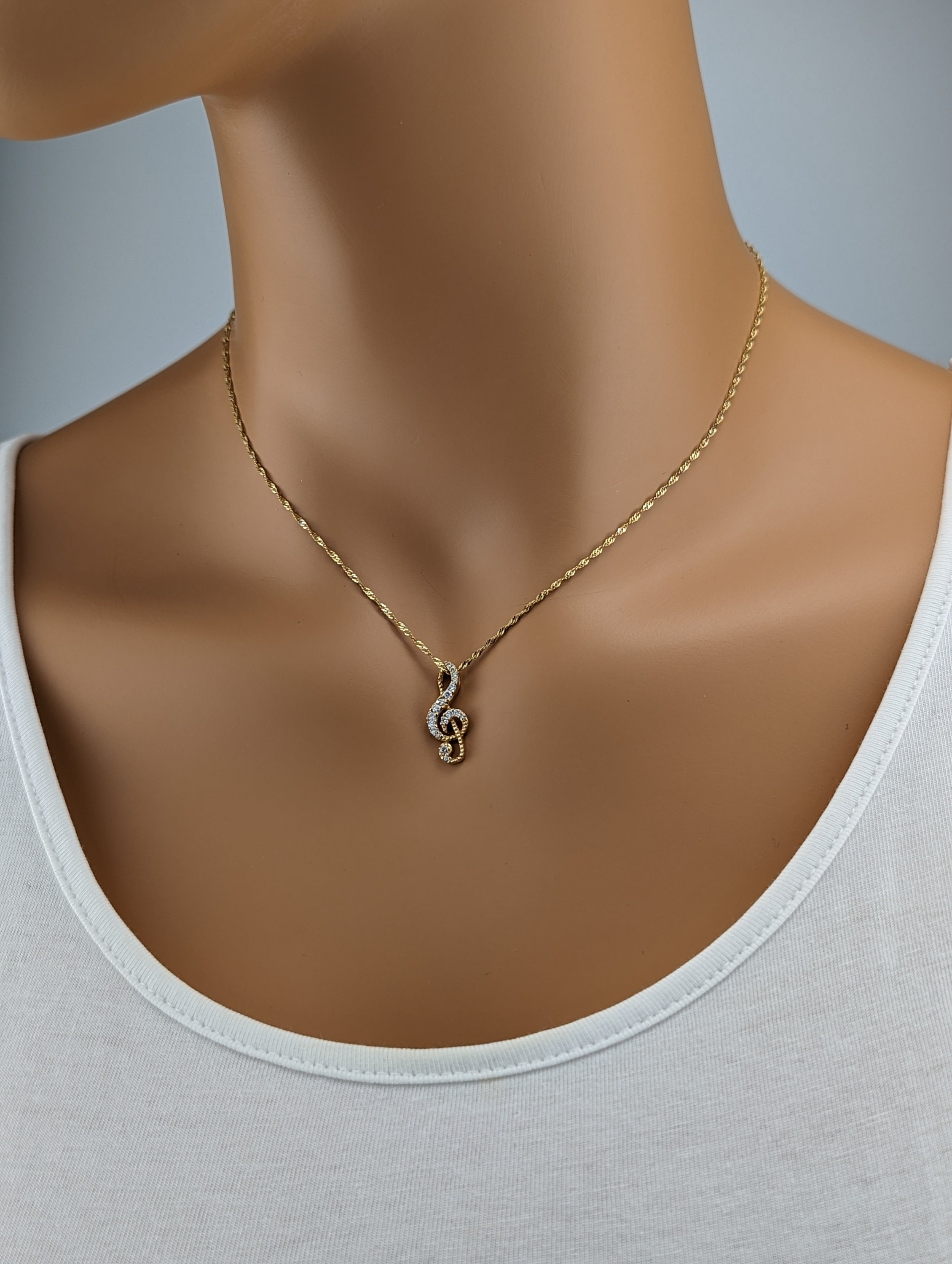 Made to Order in Canada 14k Solid Gold SOL KEY Pendant With 18 Genuine ...