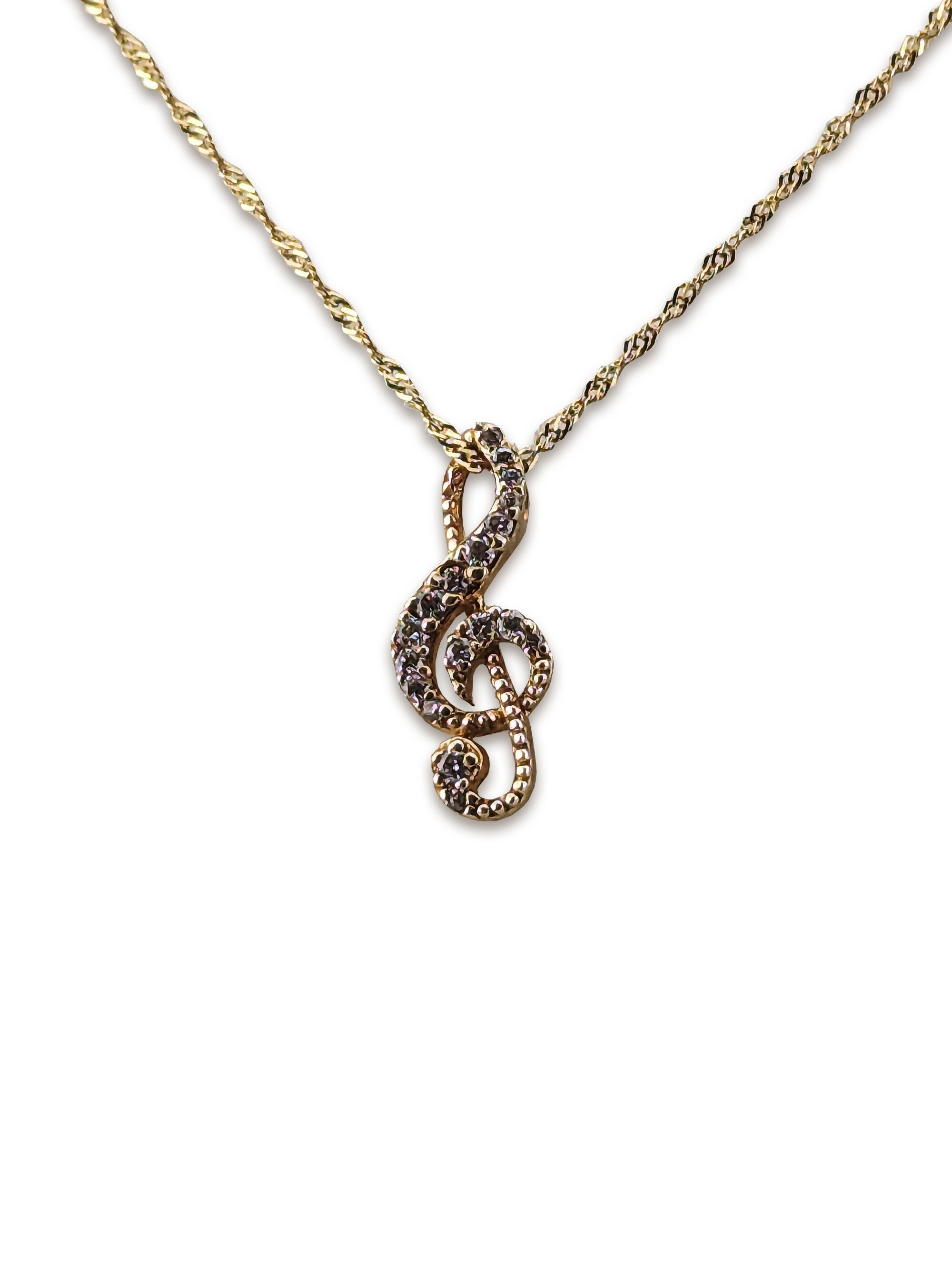 Made to Order in Canada 14k Solid Gold SOL KEY Pendant With 18 Genuine ...